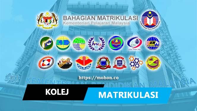 Senarai Kolej Matrikulasi KPM di Malaysia